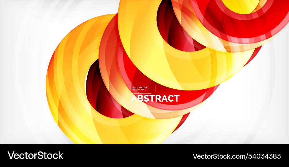 Circles round elements ring shapes premium Vector Image