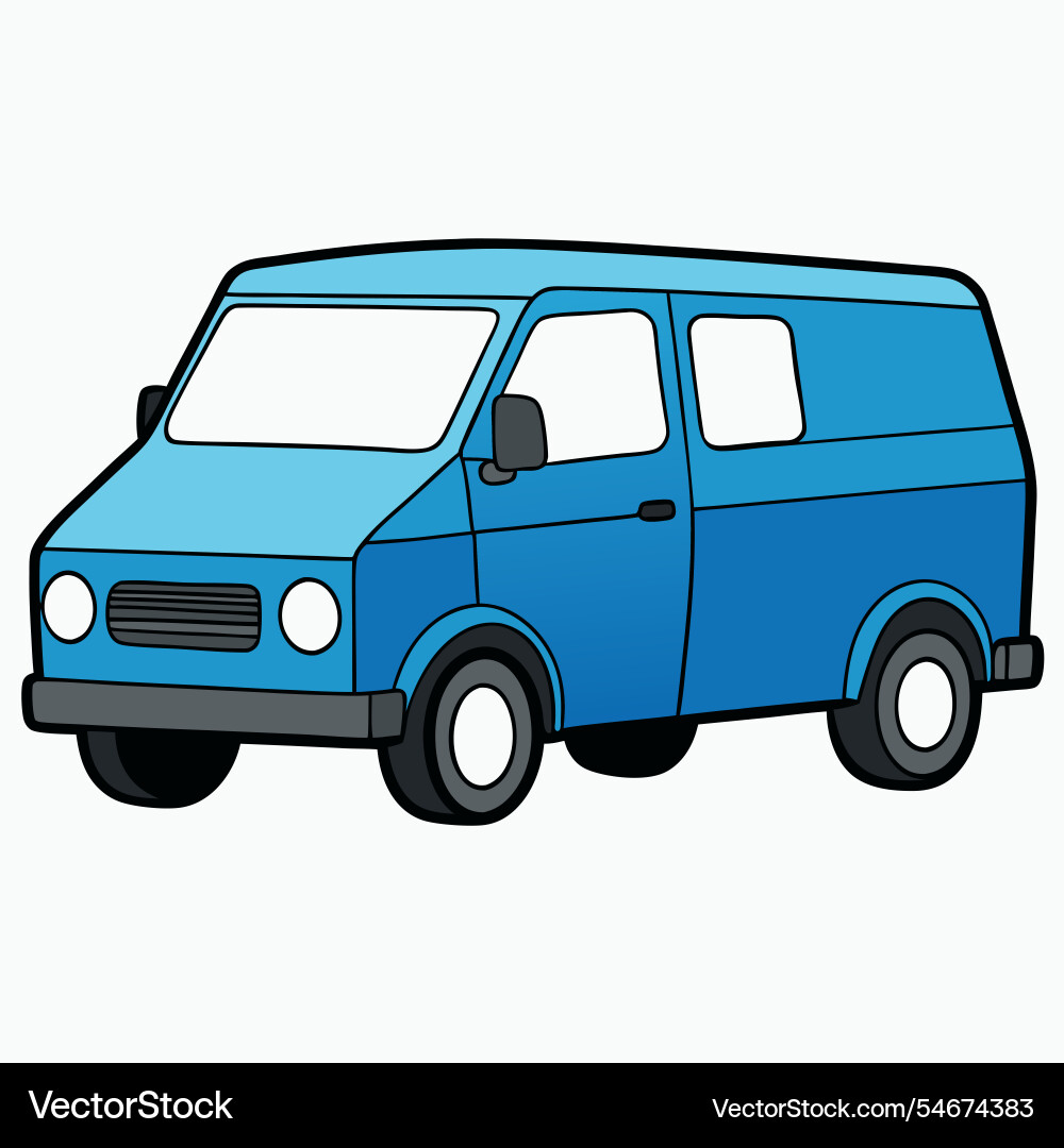 Ford car flat design Royalty Free Vector Image