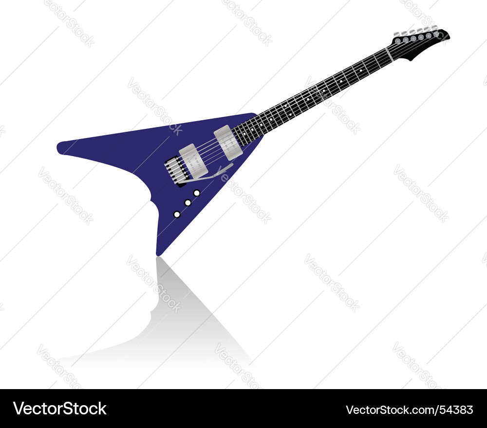 Guitar Royalty Free Vector Image - VectorStock