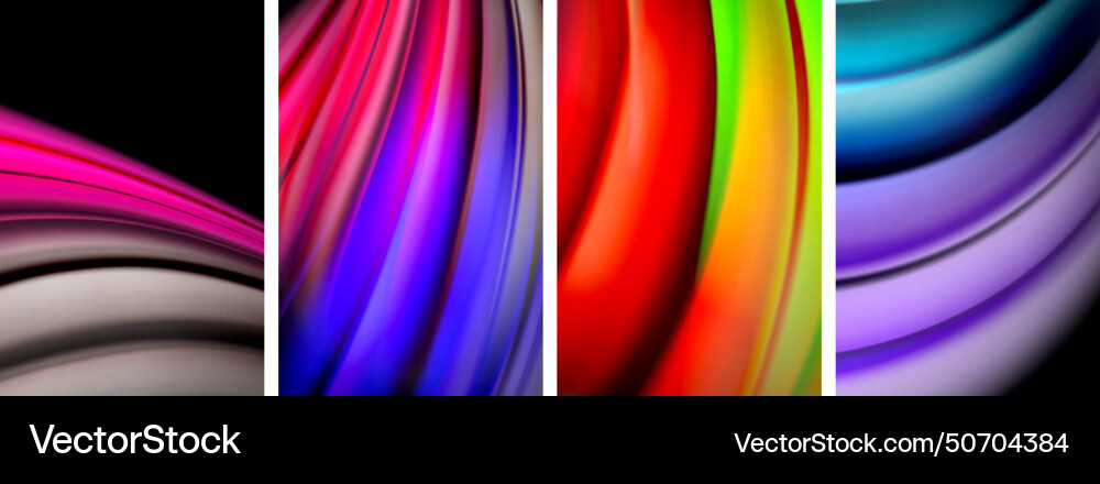 Blurred color line backgrounds Royalty Free Vector Image