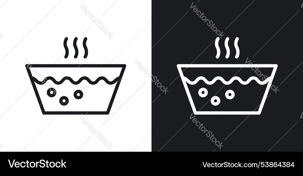 Hot water icon set Royalty Free Vector Image - VectorStock