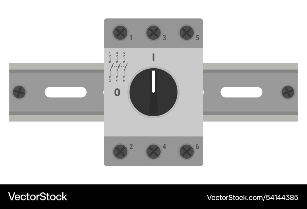 Disconnect switch Royalty Free Vector Image - VectorStock