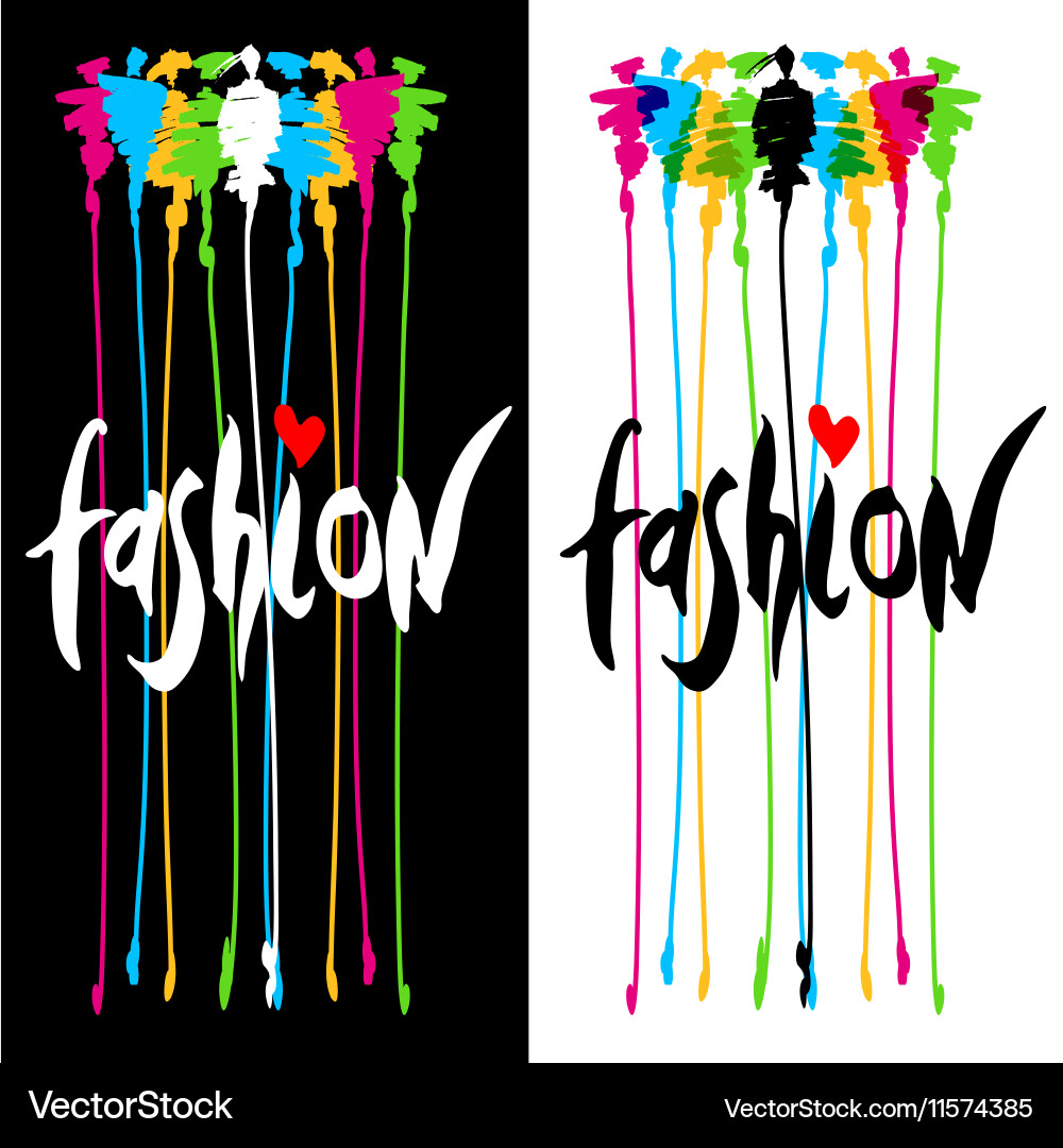 Fashion logo design Royalty Free Vector Image - VectorStock