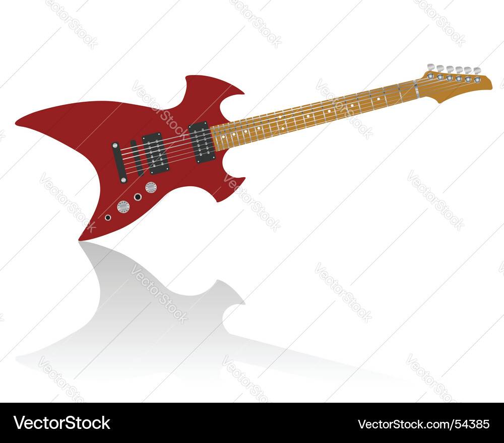 Guitar Royalty Free Vector Image - VectorStock