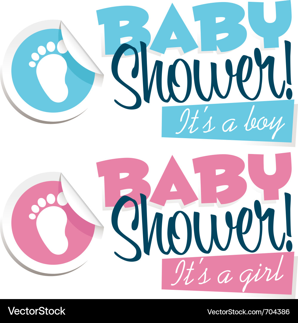 Baby shower Royalty Free Vector Image - VectorStock
