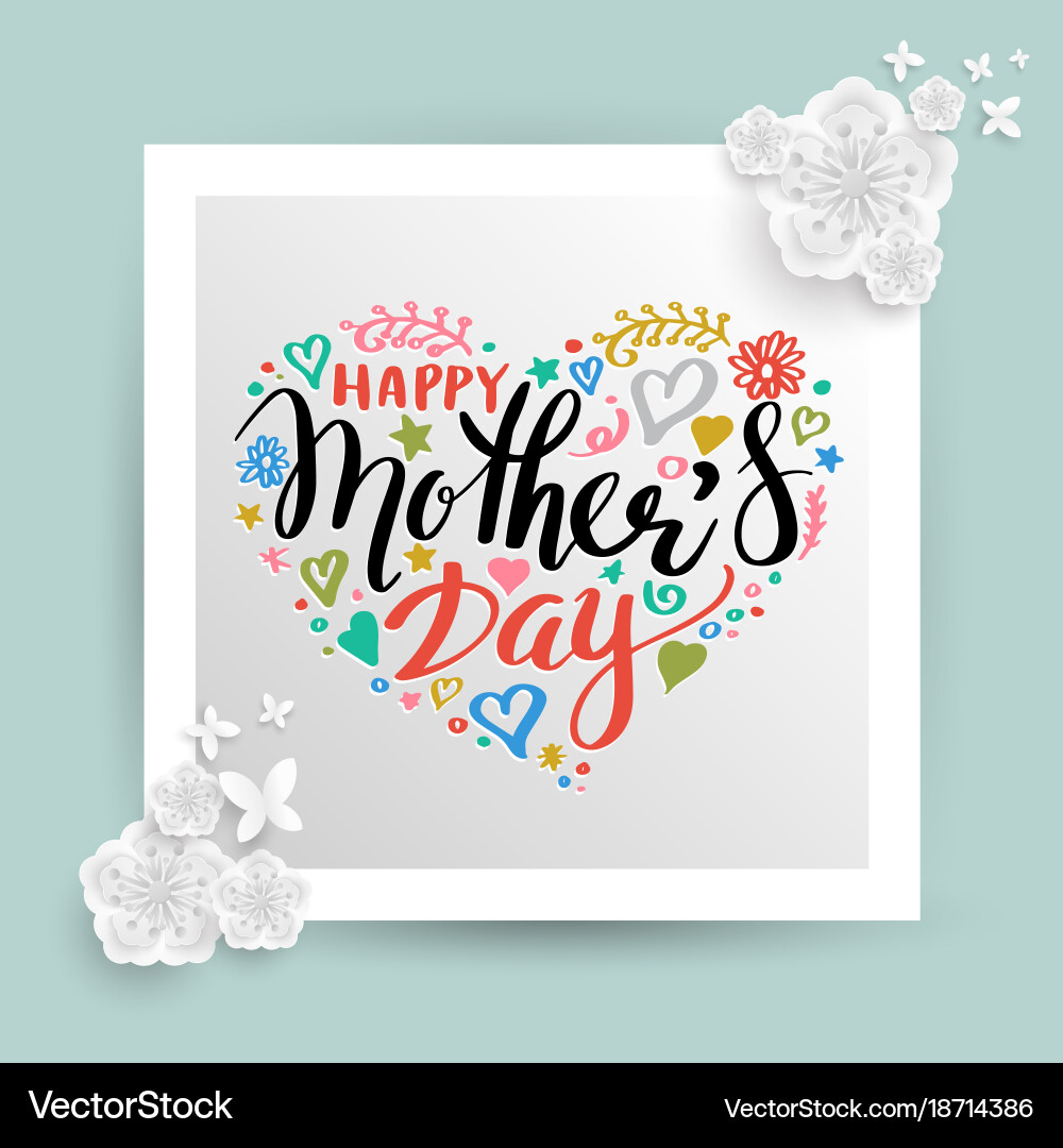 Happy mothers day banner Royalty Free Vector Image