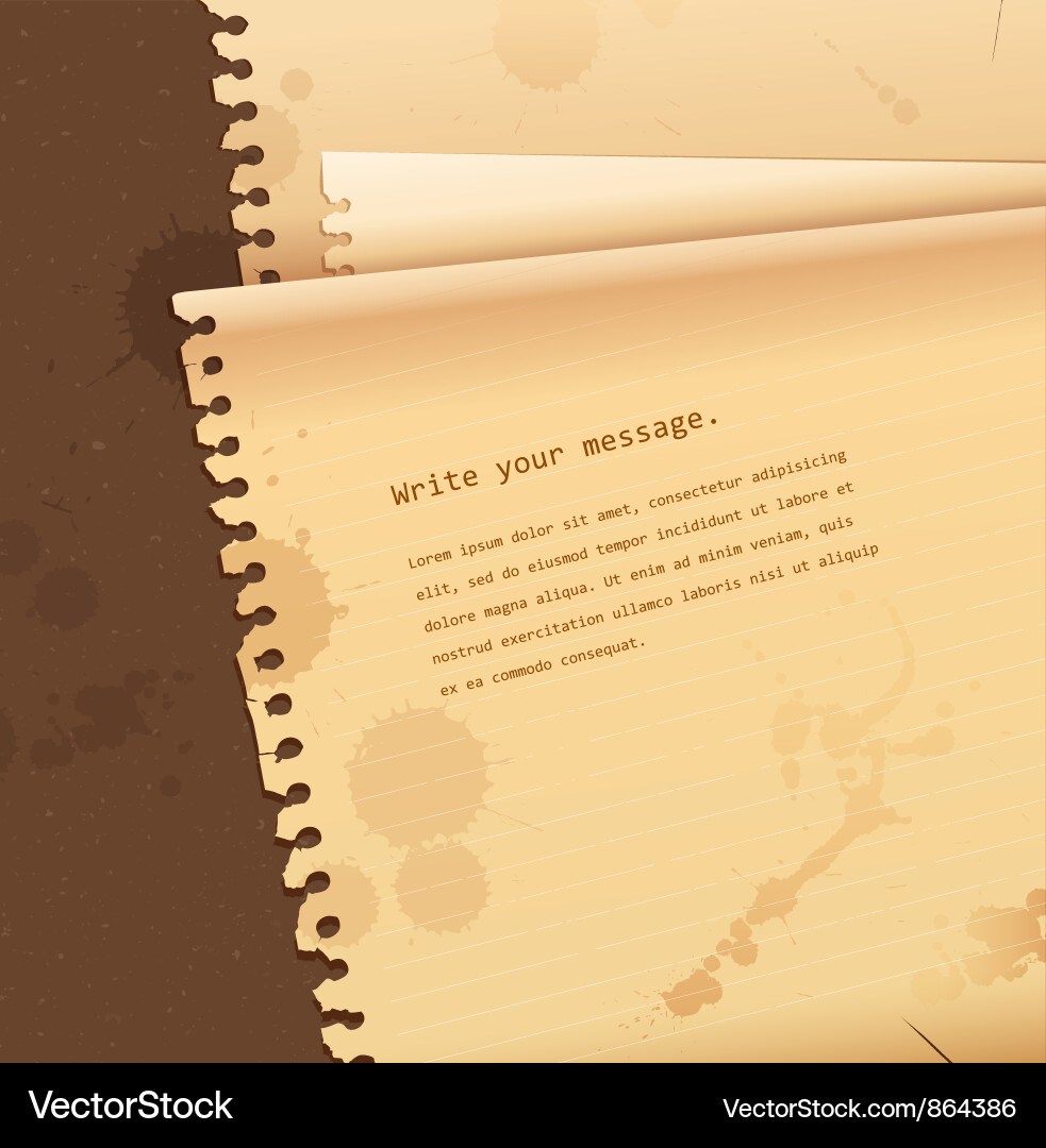 Vintage paper Royalty Free Vector Image - VectorStock