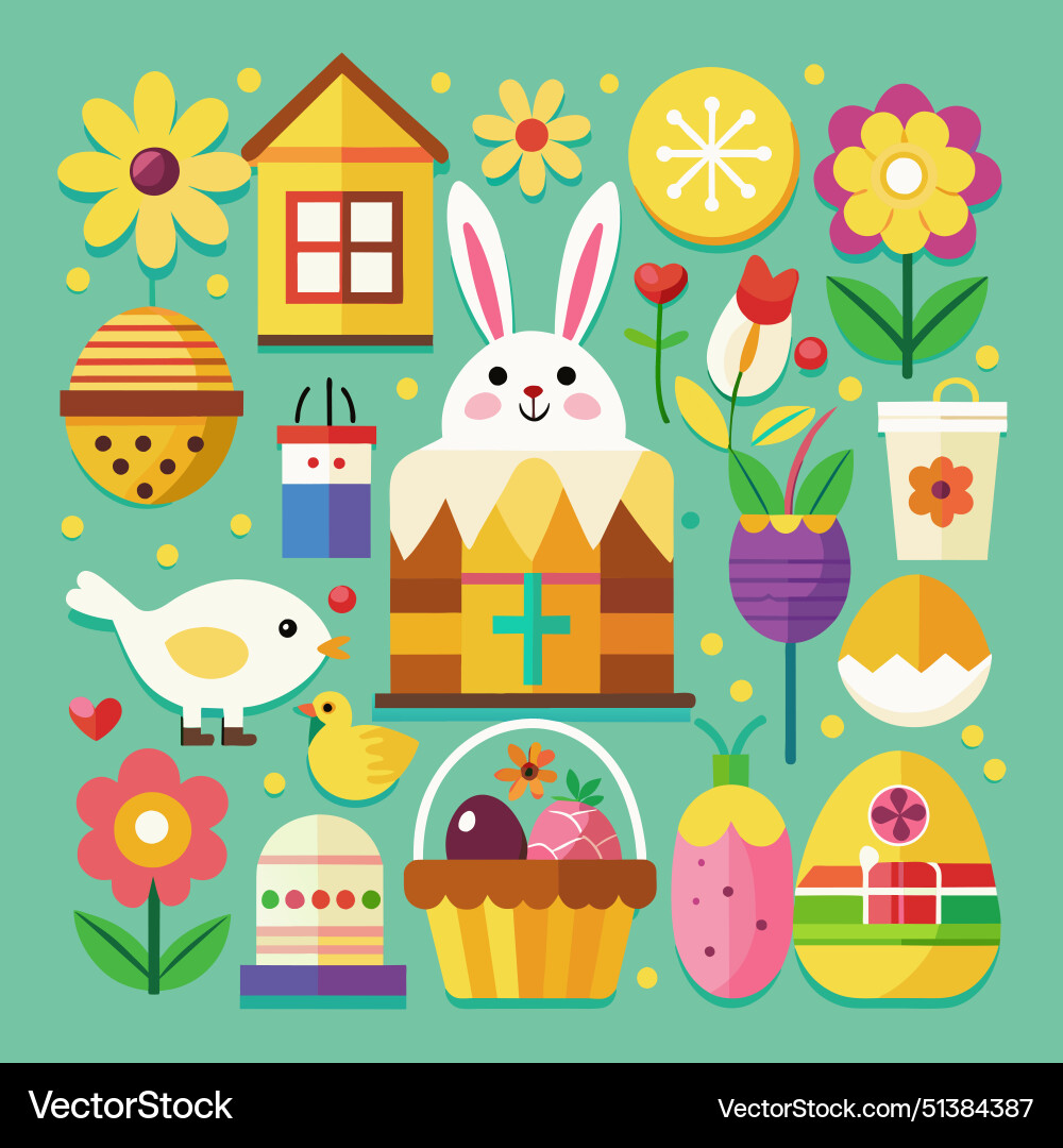 Easter bunny Royalty Free Vector Image - VectorStock