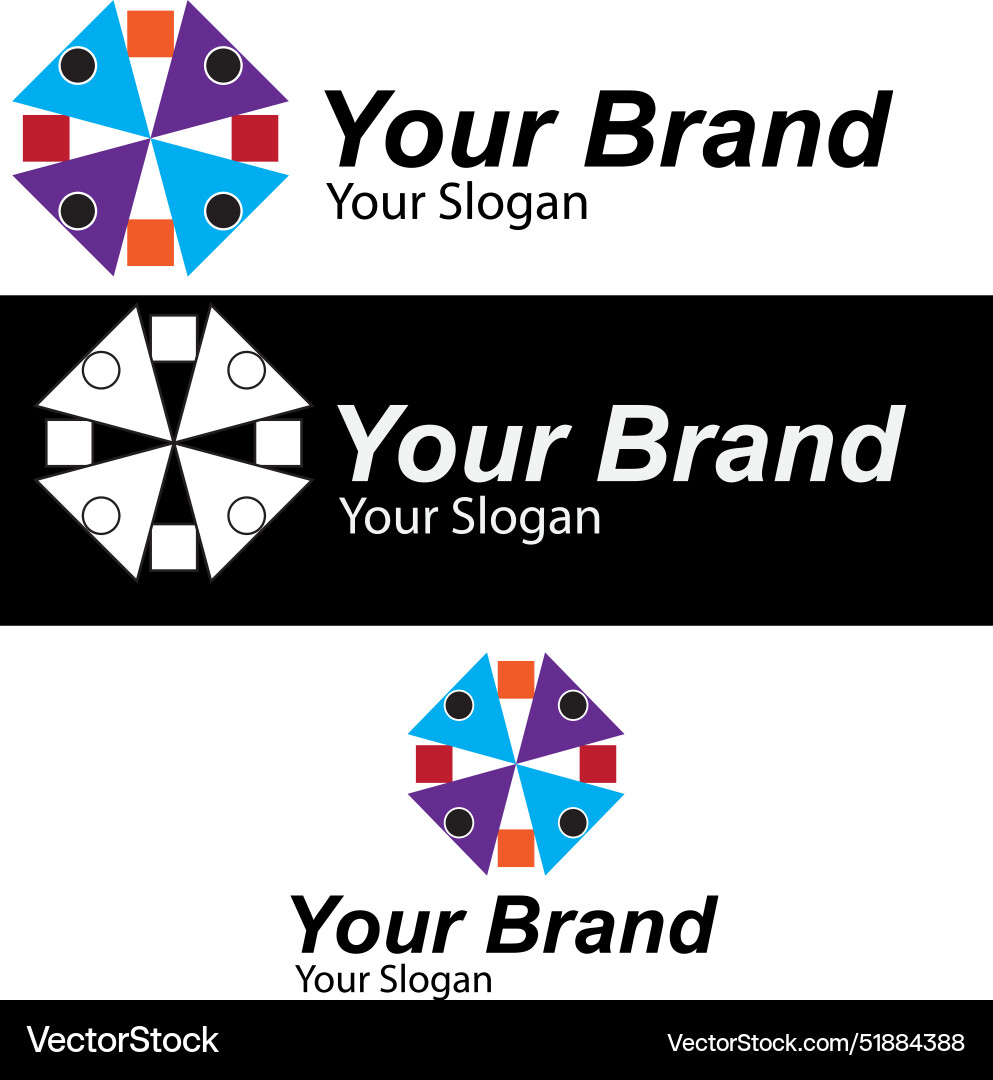 Abstract logo for professional or personal use Vector Image