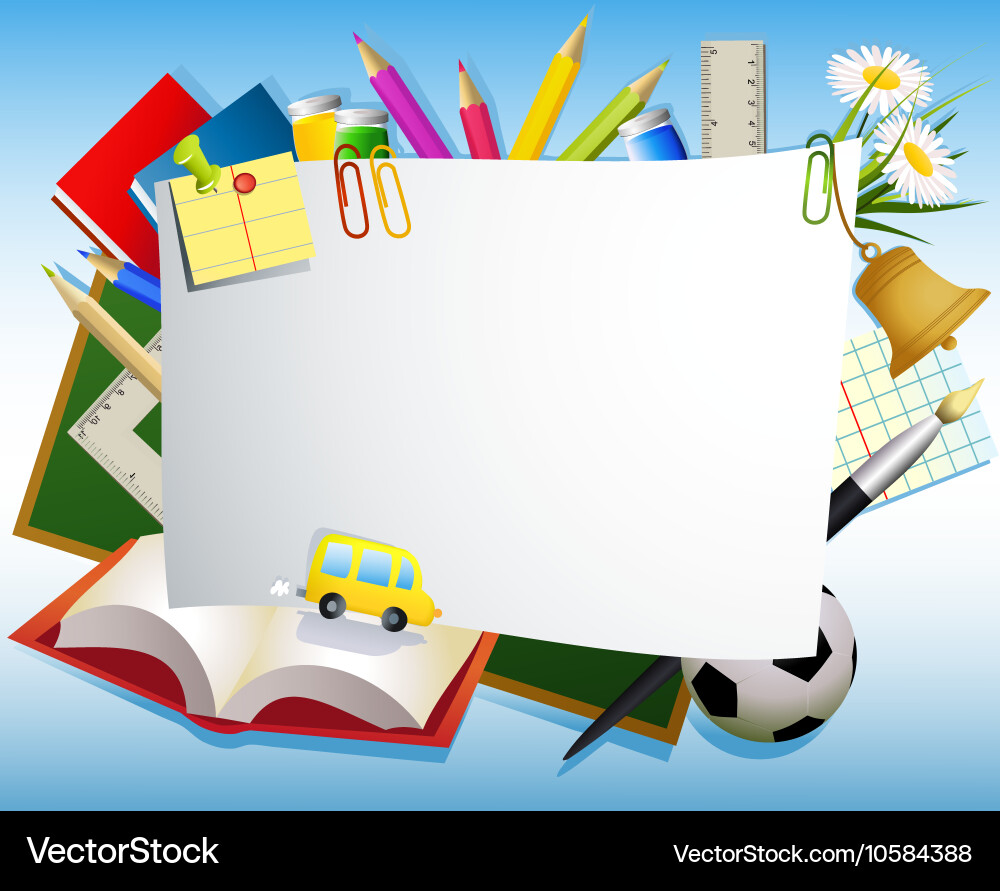 Back to school Royalty Free Vector Image - VectorStock