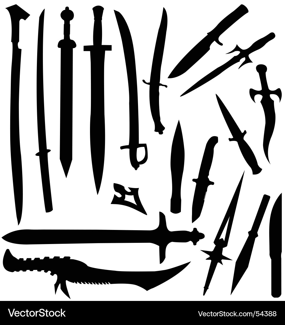 Swords Royalty Free Vector Image - VectorStock