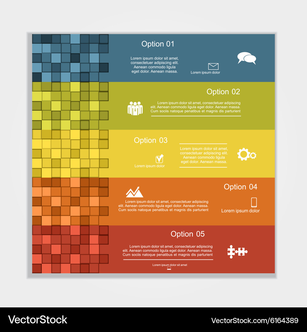 Infographic Report Template Layout Lizenzfreies Vektorbild