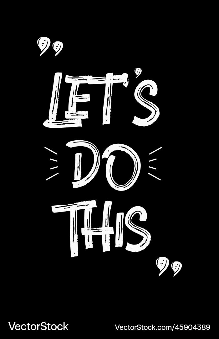 Inspiring creative motivation quote poster Vector Image