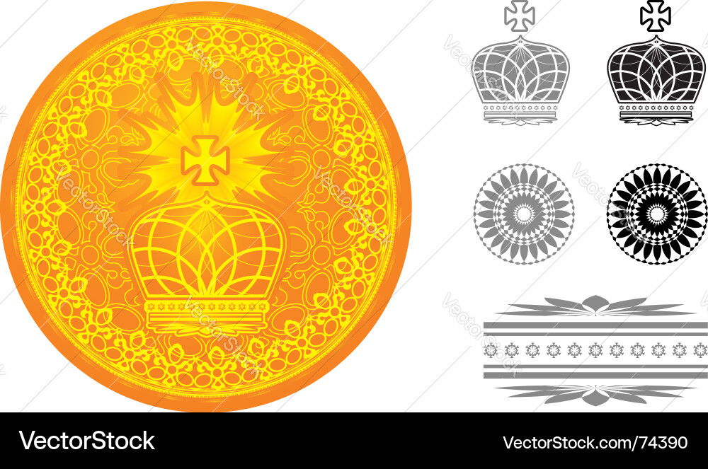 Crown Royalty Free Vector Image - VectorStock