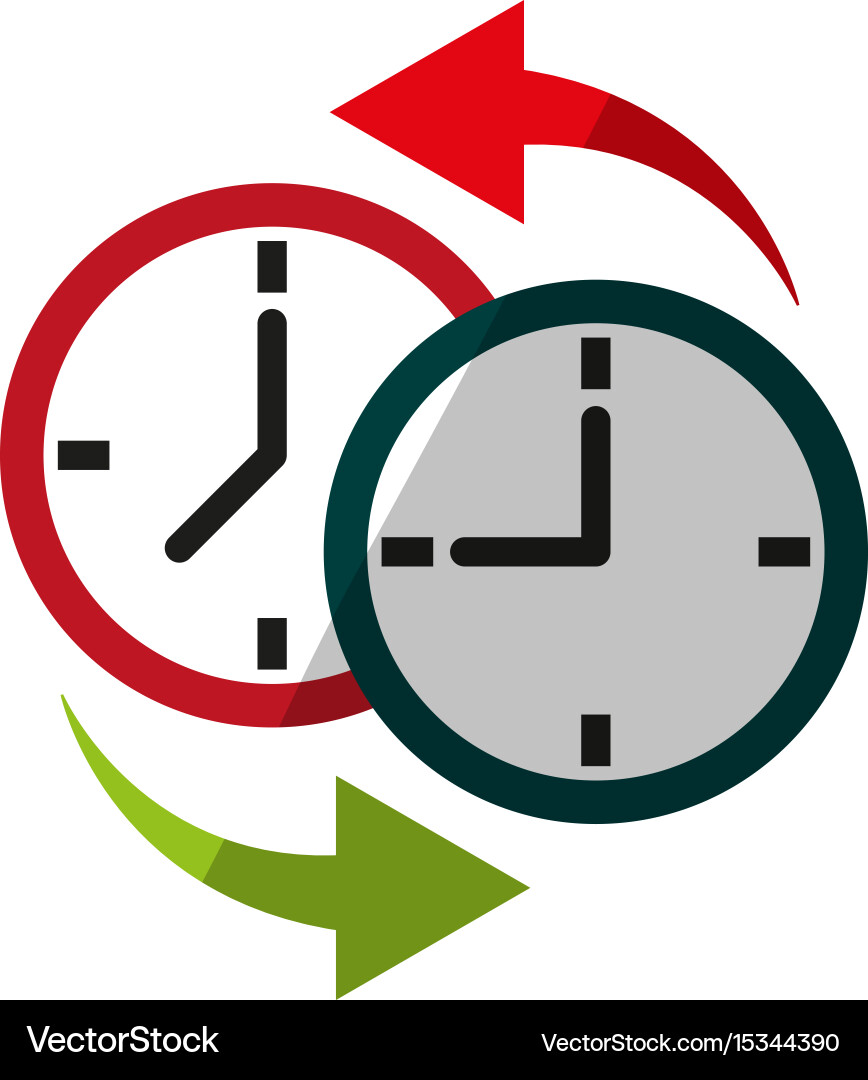 Time Zone Change Icon Royalty Free Vector Image