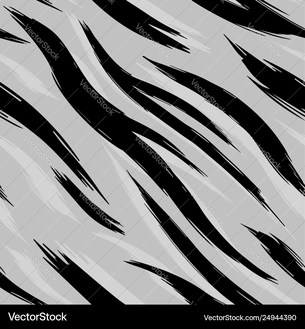 White Tiger Skin Texture Royalty Free Vector Image