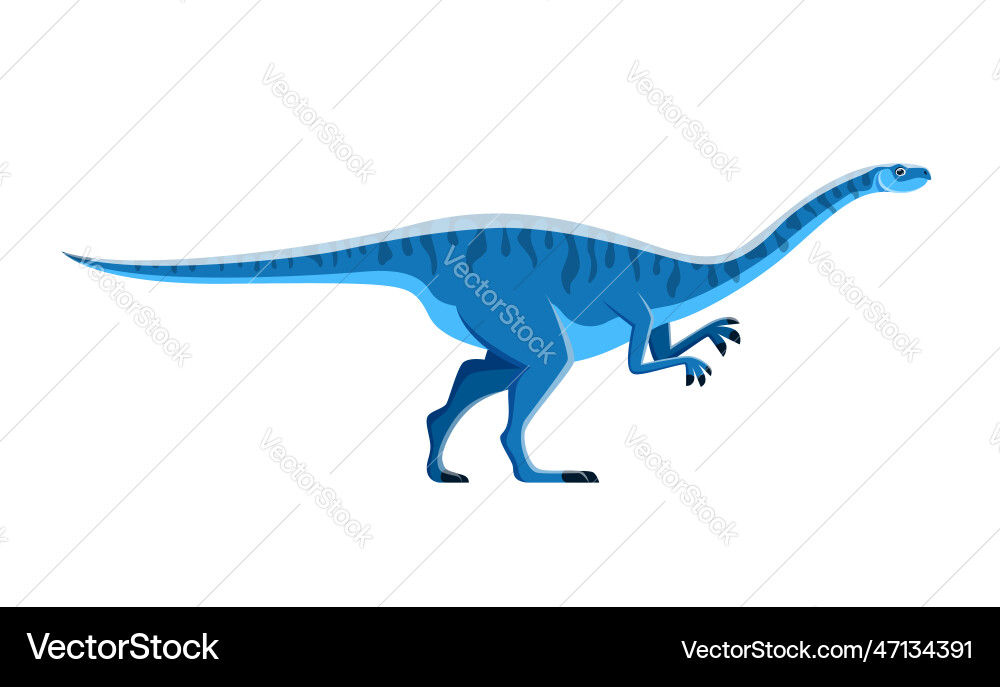 Cartoon dinosaur lufengosaurus jurassic dino Vector Image