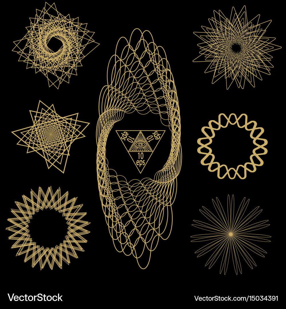 Polyhedral geometric shapes Royalty Free Vector Image