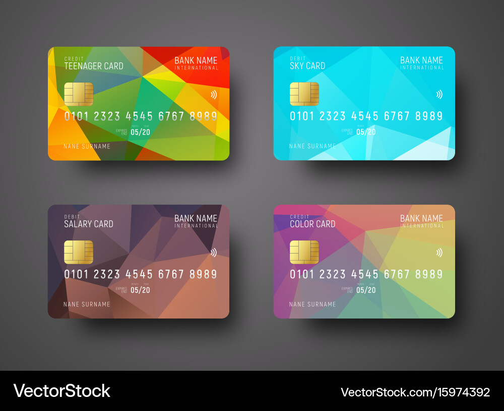 Debit Card Template Vector Images (over 6,000)
