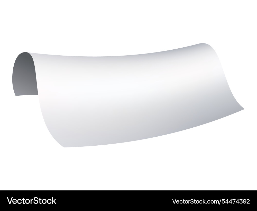 Flying paper page icon falling documents sheet Vector Image