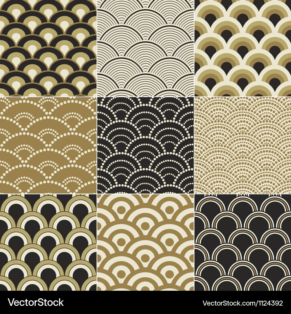 Ocean Wave Pattern - Ripple Effect Royalty Free Vector Image