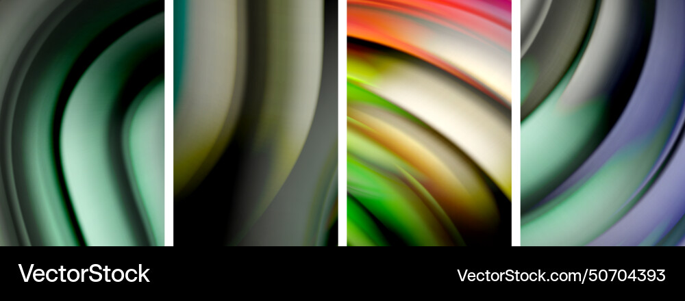 Blurred color line backgrounds Royalty Free Vector Image
