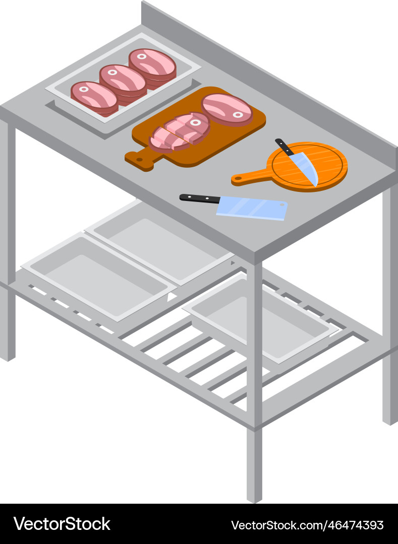 Butchery interior icon Royalty Free Vector Image