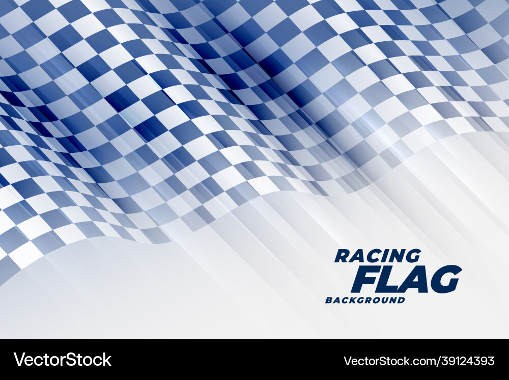 Checkerboard Racing Background Royalty Free Vector Image