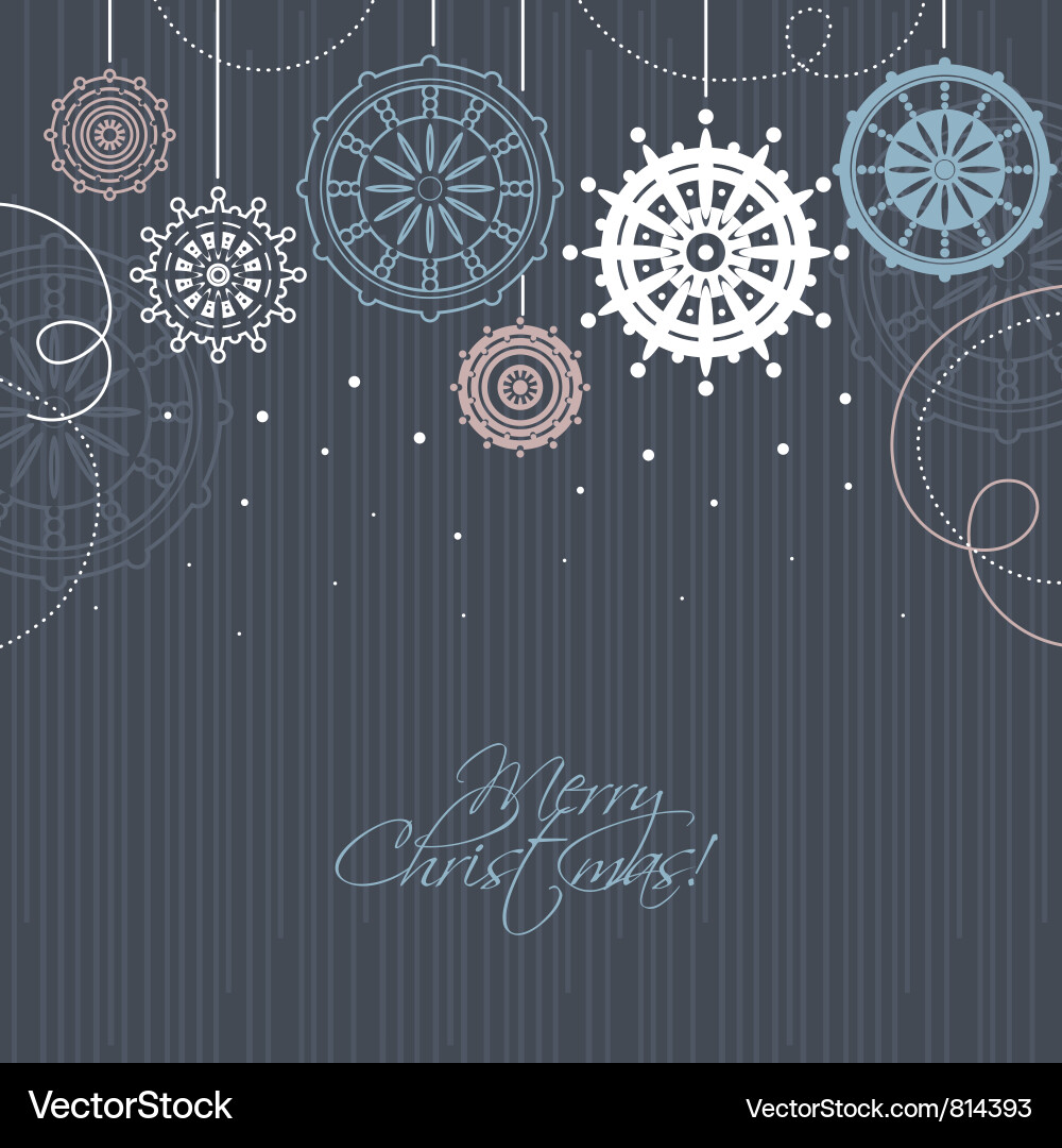 Modern christmas background Royalty Free Vector Image