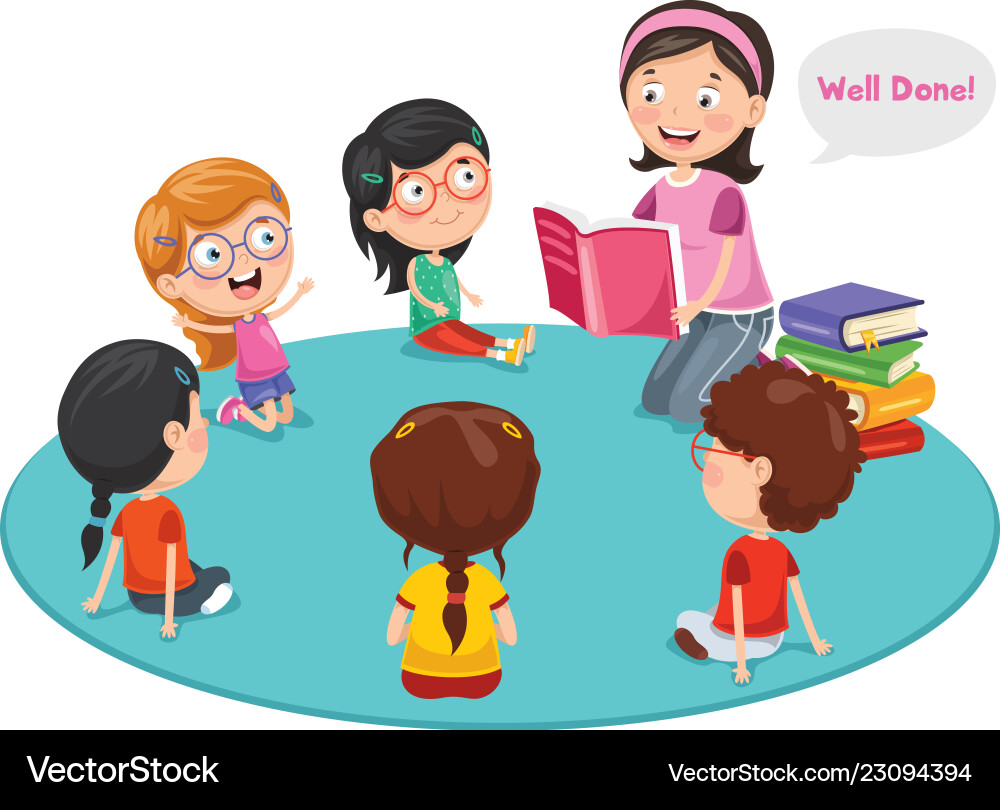 Preschool children Royalty Free Vector Image - VectorStock