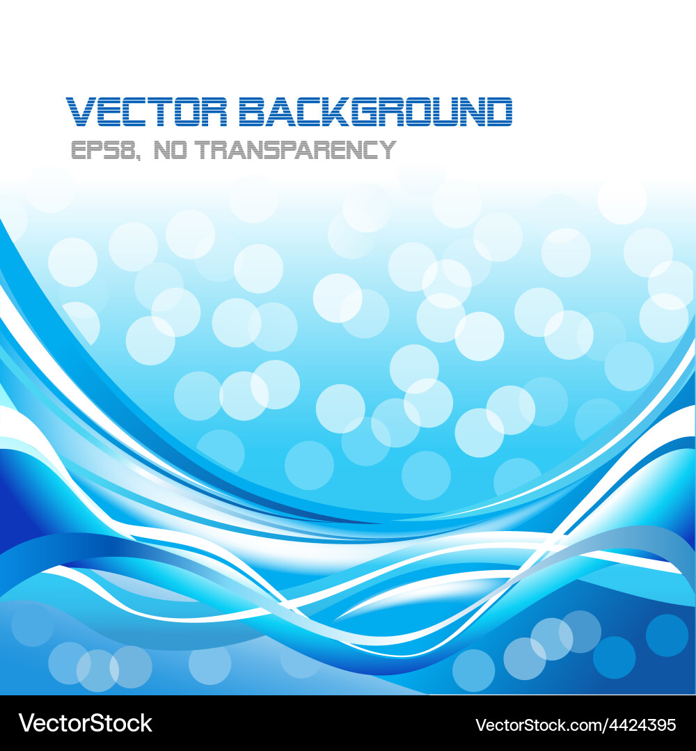 Abstract Water Wave Background Royalty Free Vector Image