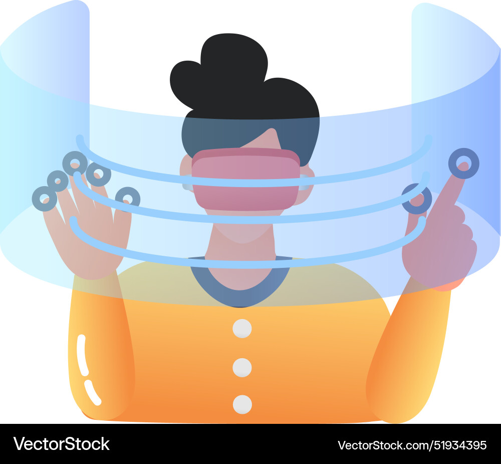 Vr dashboard Royalty Free Vector Image - VectorStock