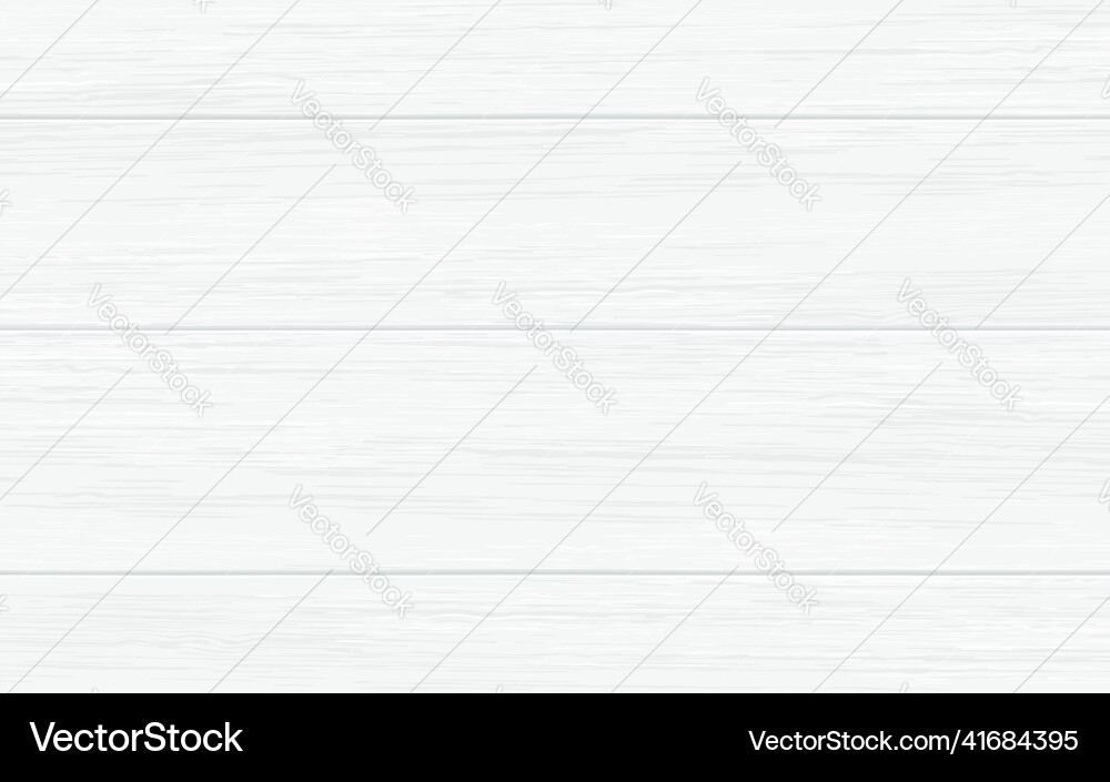 White wooden plank desk texture background Vector Image
