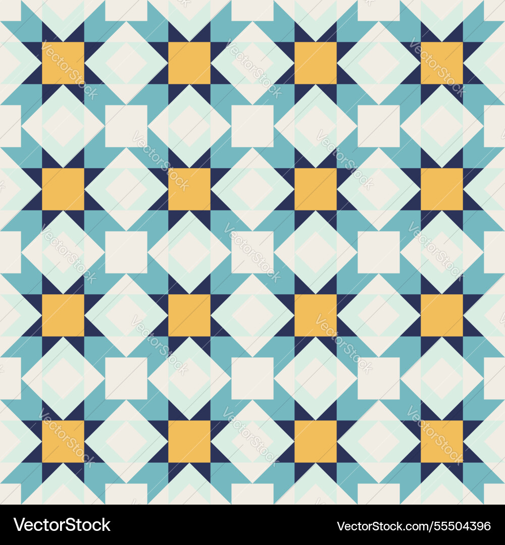 Abstract geometric seamless pattern art Royalty Free Vector