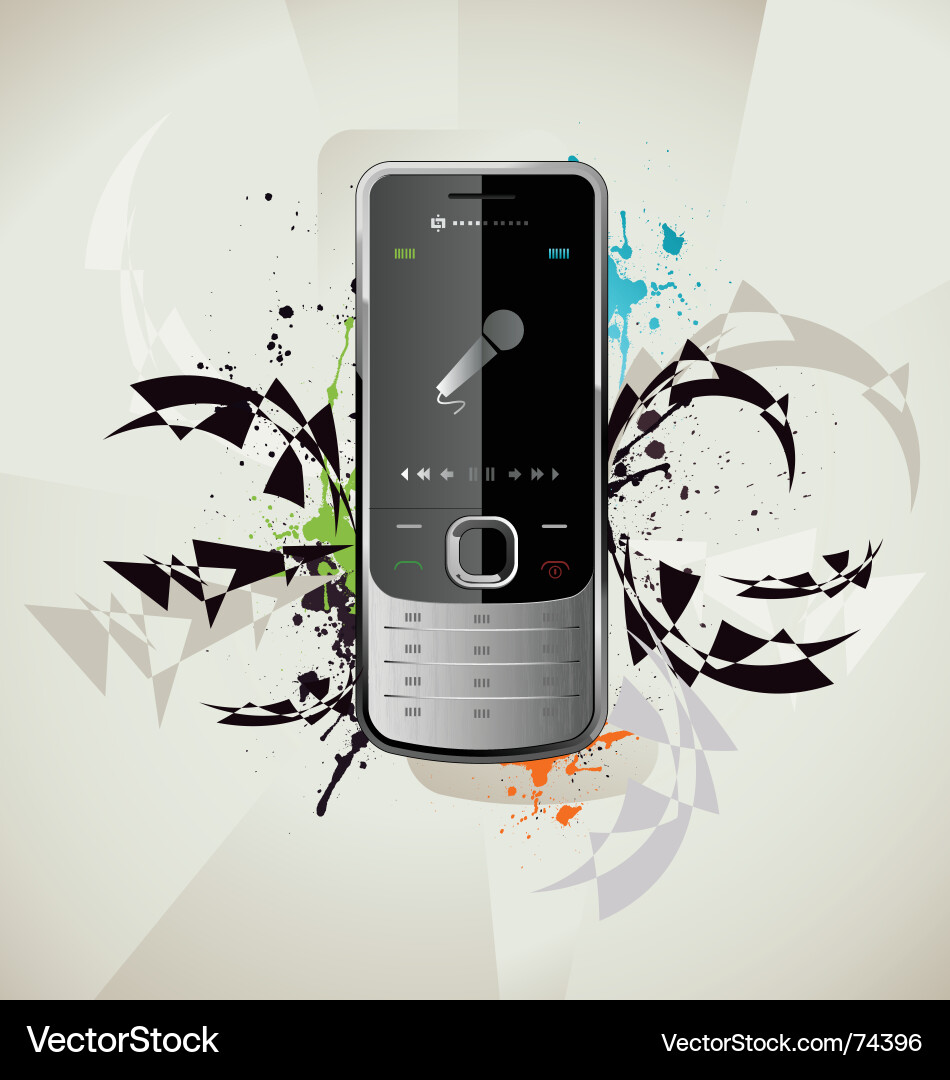 Cellular telephone Royalty Free Vector Image - VectorStock