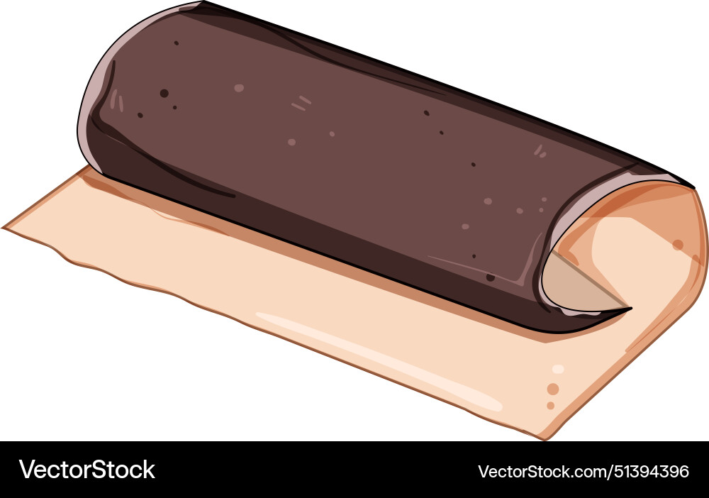 Paper sandpaper cartoon Royalty Free Vector Image