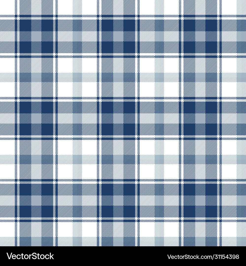 Blue tartan plaid pattern Royalty Free Vector Image