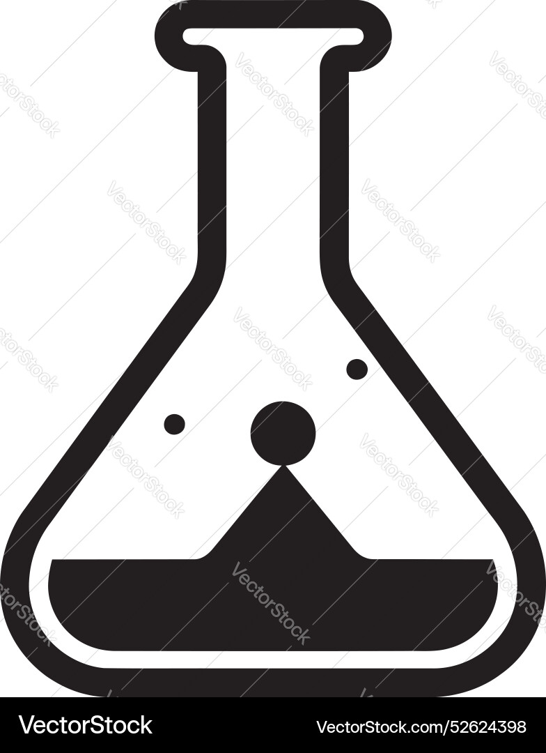 Erlenmeyer essentials logo and design compilation Vector Image