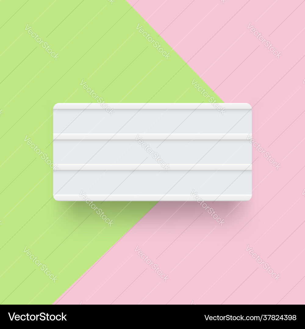 White color light box on colorful back Royalty Free Vector
