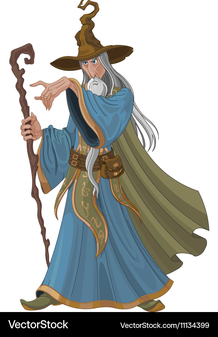 Fantasy Wizard Gandalf Vector Images (54)