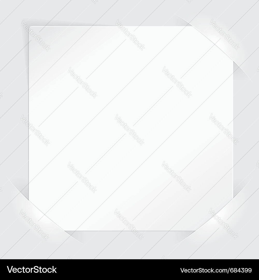 Sheet paper Royalty Free Vector Image - VectorStock