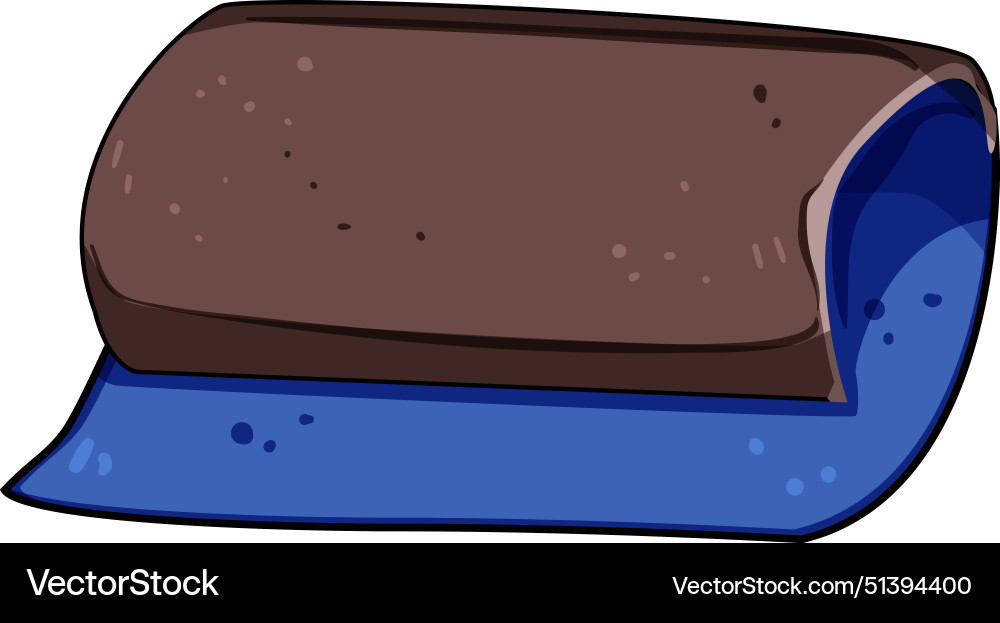 Abrasive sandpaper cartoon Royalty Free Vector Image
