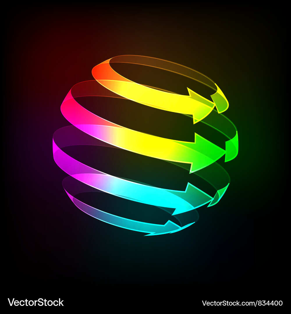 Bright arrows Royalty Free Vector Image - VectorStock