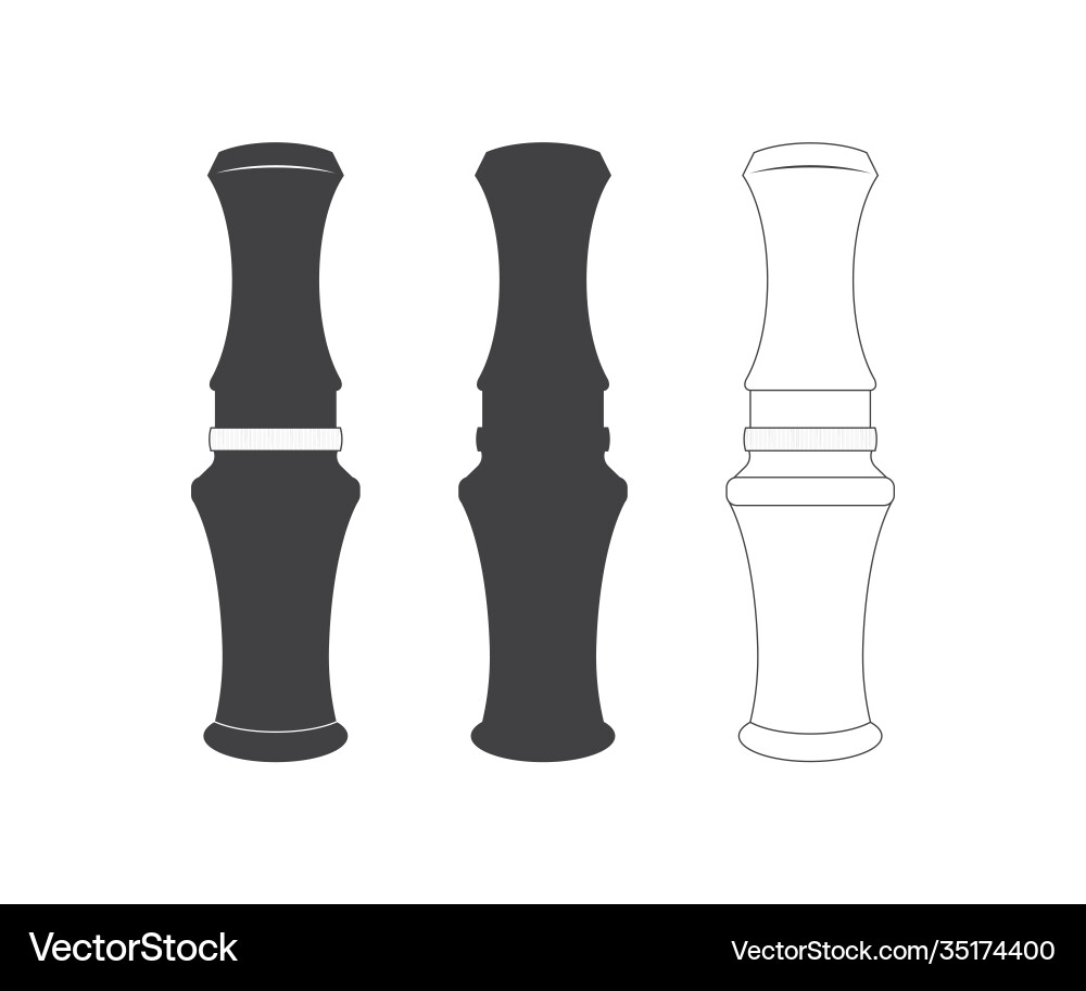 Duck call Royalty Free Vector Image - VectorStock
