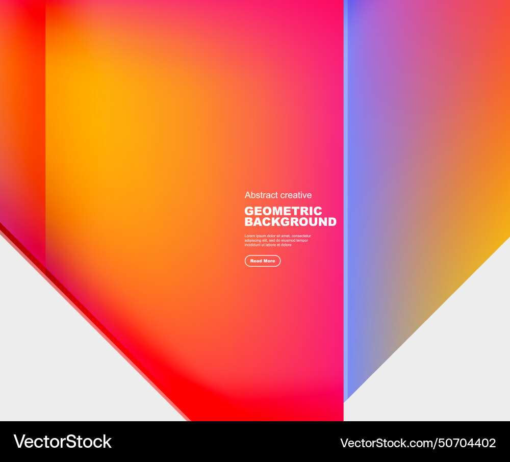 Gradient triangles abstract background Royalty Free Vector