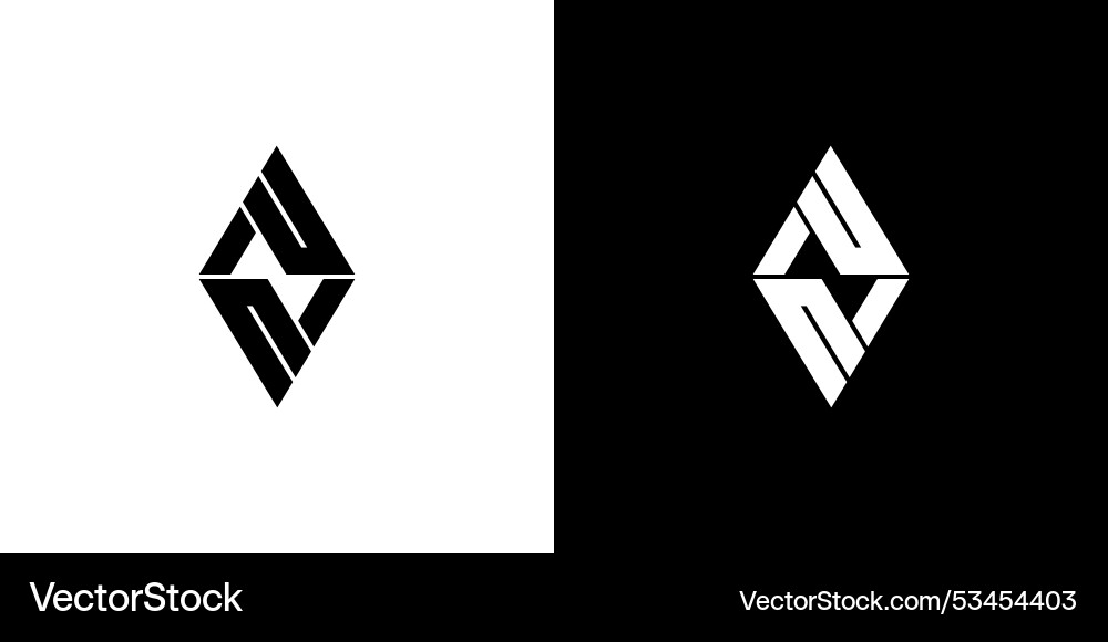 Modern and unique pp logo design Royalty Free Vector Image