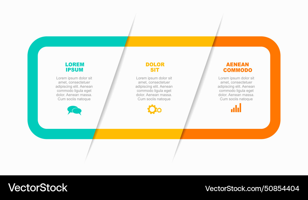 Infographic design template with place Royalty Free Vector