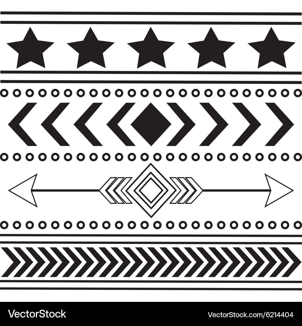 Rustic Star Pattern Royalty Free Vector Image - VectorStock
