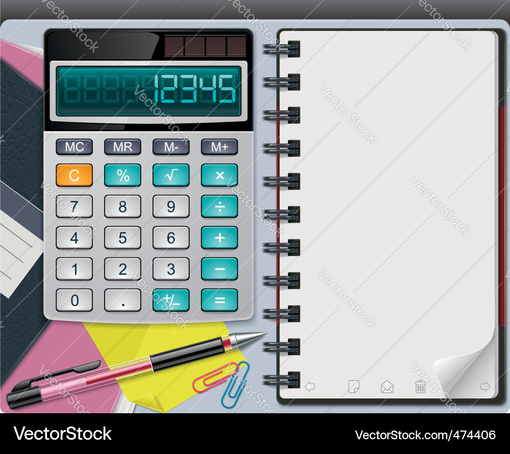 Calculator Royalty Free Vector Image - VectorStock