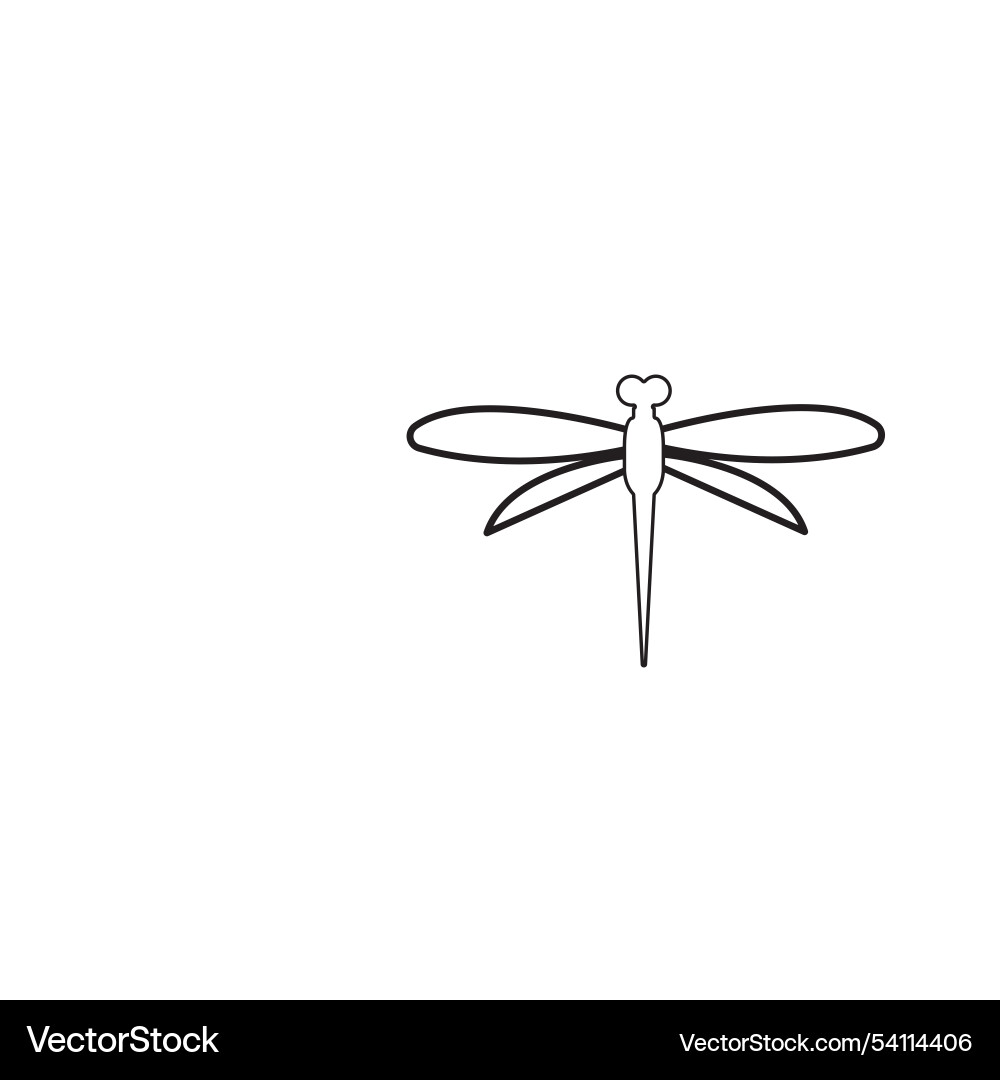 Dragonfly icon Royalty Free Vector Image - VectorStock